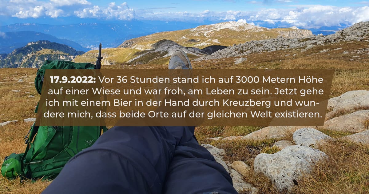 Momentaufnahmen, 16. September – 30. September 2022 - Patrick Baumann